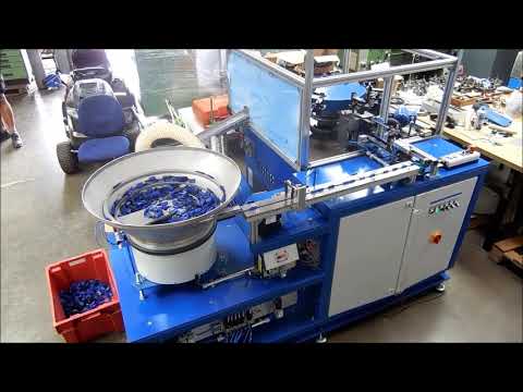 Special Trimmer with Vibration Funnel / Abschermaschine mit ...