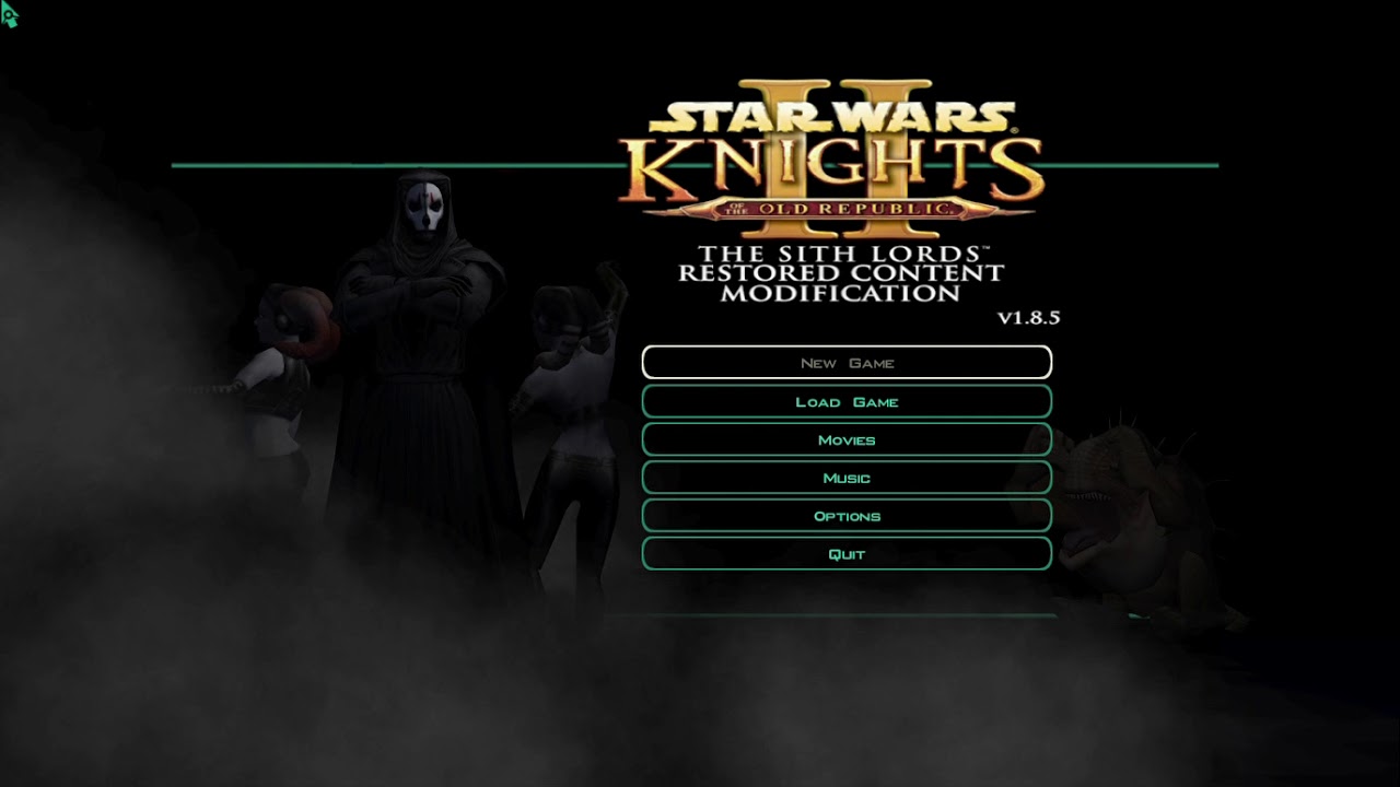 Dancing Kotor ll menu screen - YouTube