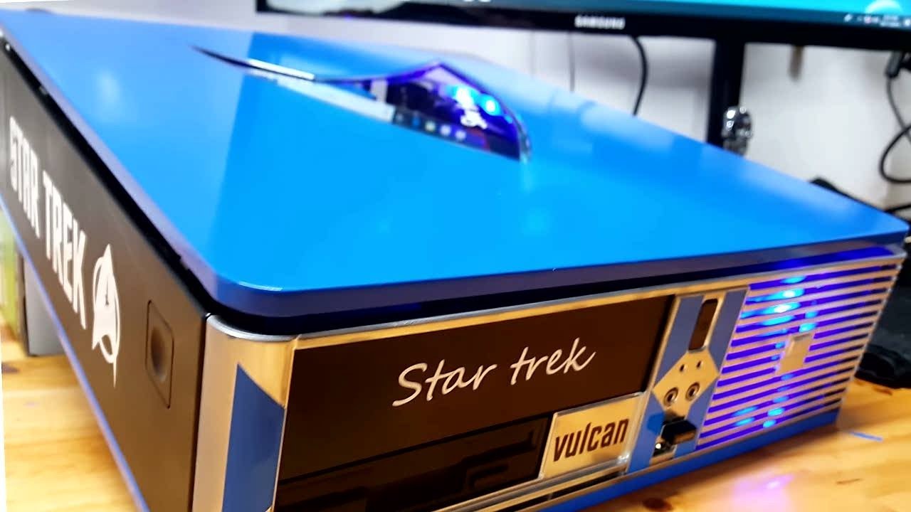 Star Trek An Old HP Computer Restoration Spock Themed - YouTube