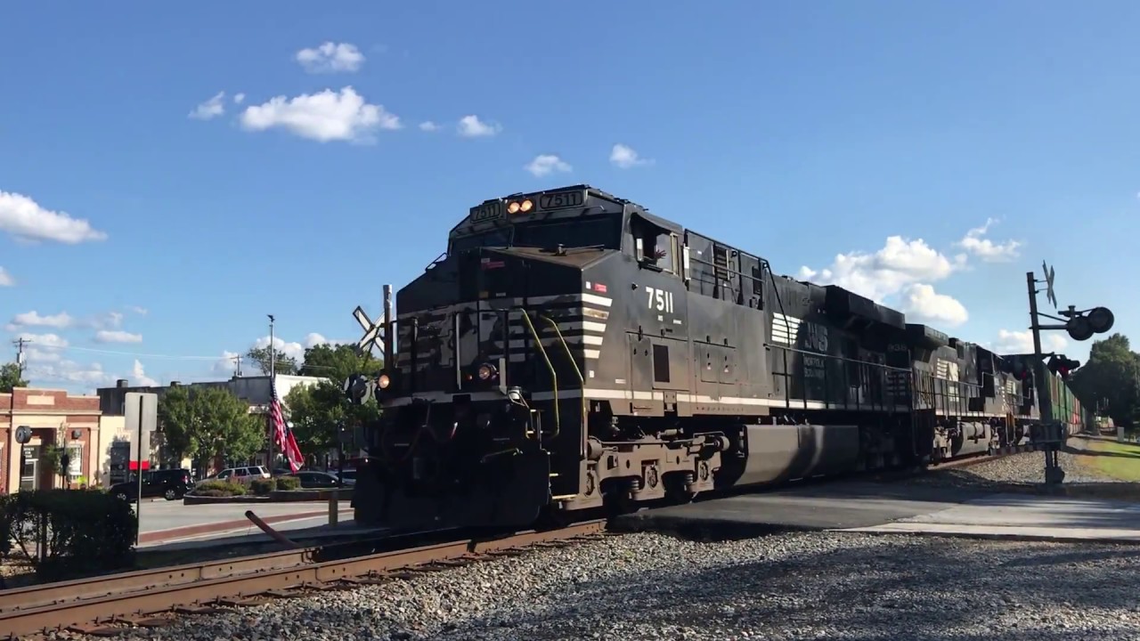 NS 7511 Leads NS 222 Thru Norcross, GA 9/1/18 - YouTube