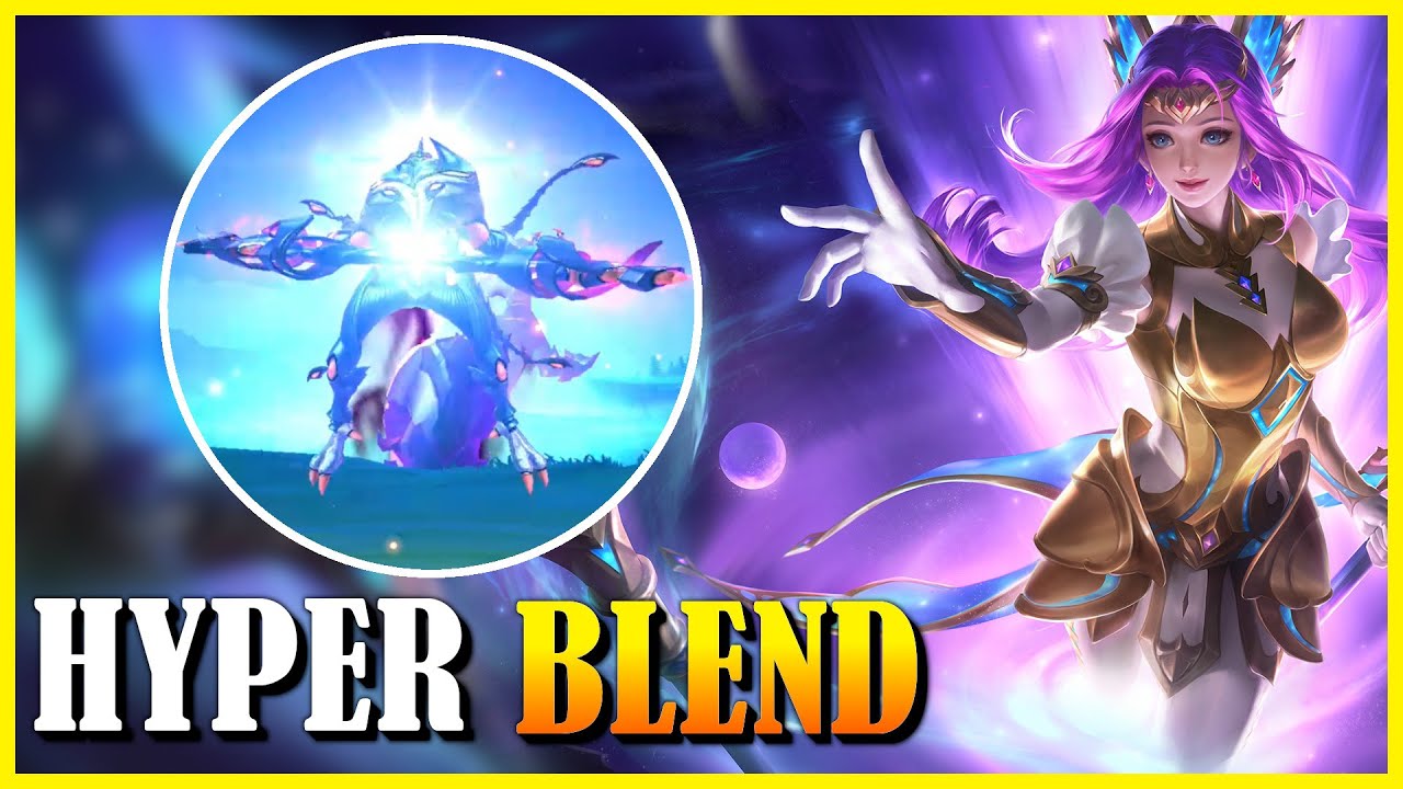 Odette's Zodiac Virgo Skin + Zhask's 4th Skill in Hyper Blend Mode | Gameplay | OdetteML - YouTube