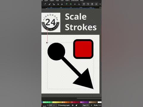 Scale Strokes - Inkscape Inkdrop - YouTube