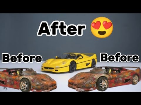 Immersive Restoration Of A Rusted Ferrari F50.. - YouTube