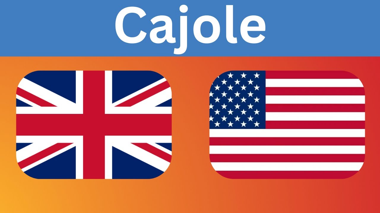 How to pronounce Cajole? Pronounce Cajole (British vs American Accent ...