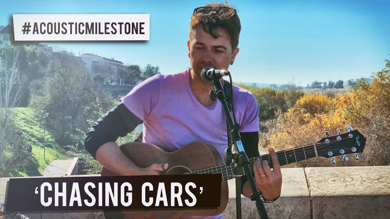 ACOUSTIC ‘CHASING CARS’ - LIVE STREET PERFORMANCE. - YouTube