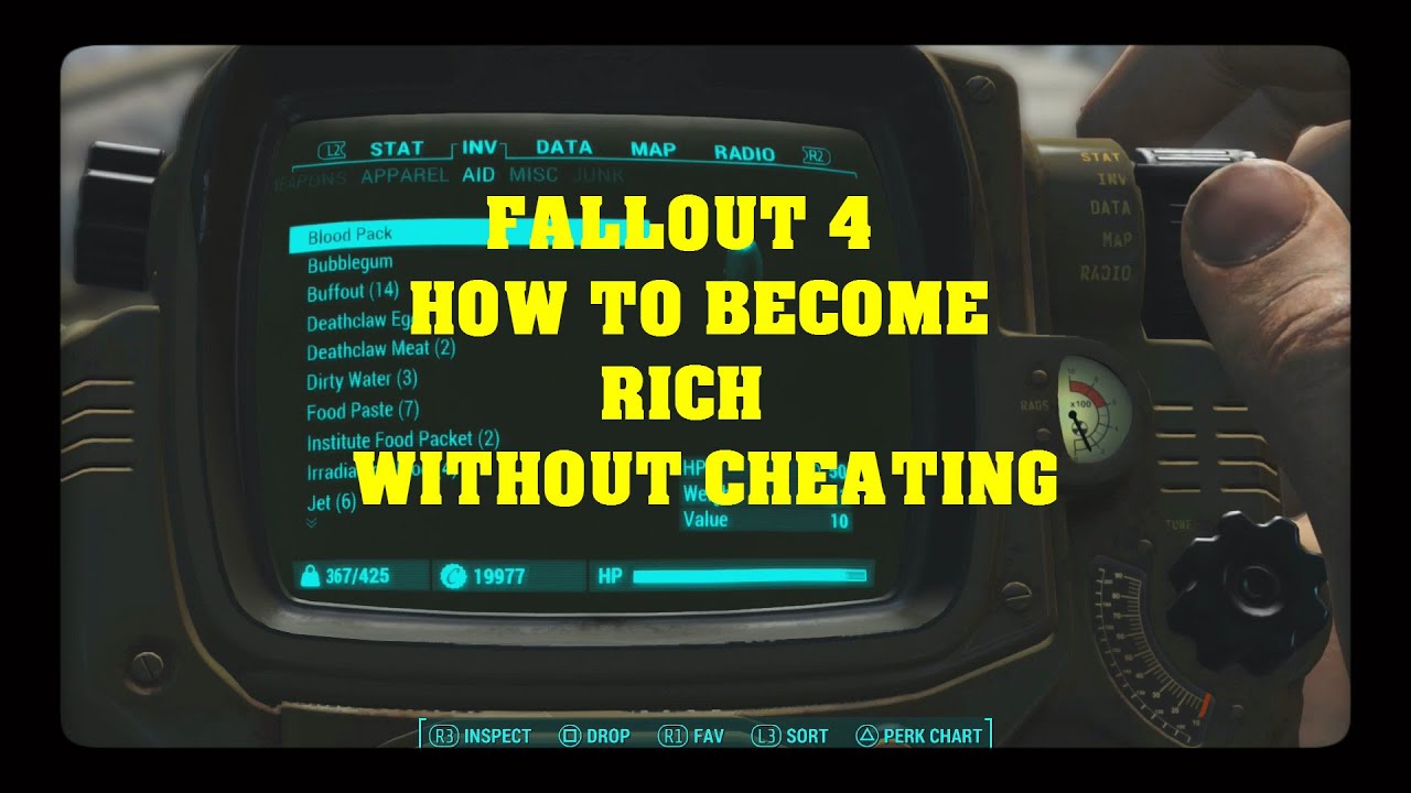 Fallout 4 - How To Become Rich Without Glitching - YouTube