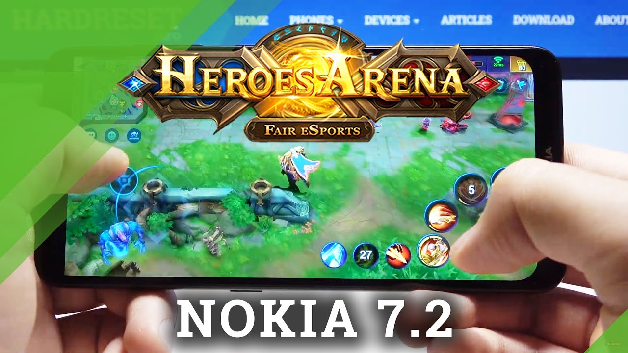 Test Heroes Arena GamePlay on NOKIA 7.2 – FPS / Drops / Crashes Checkup ...