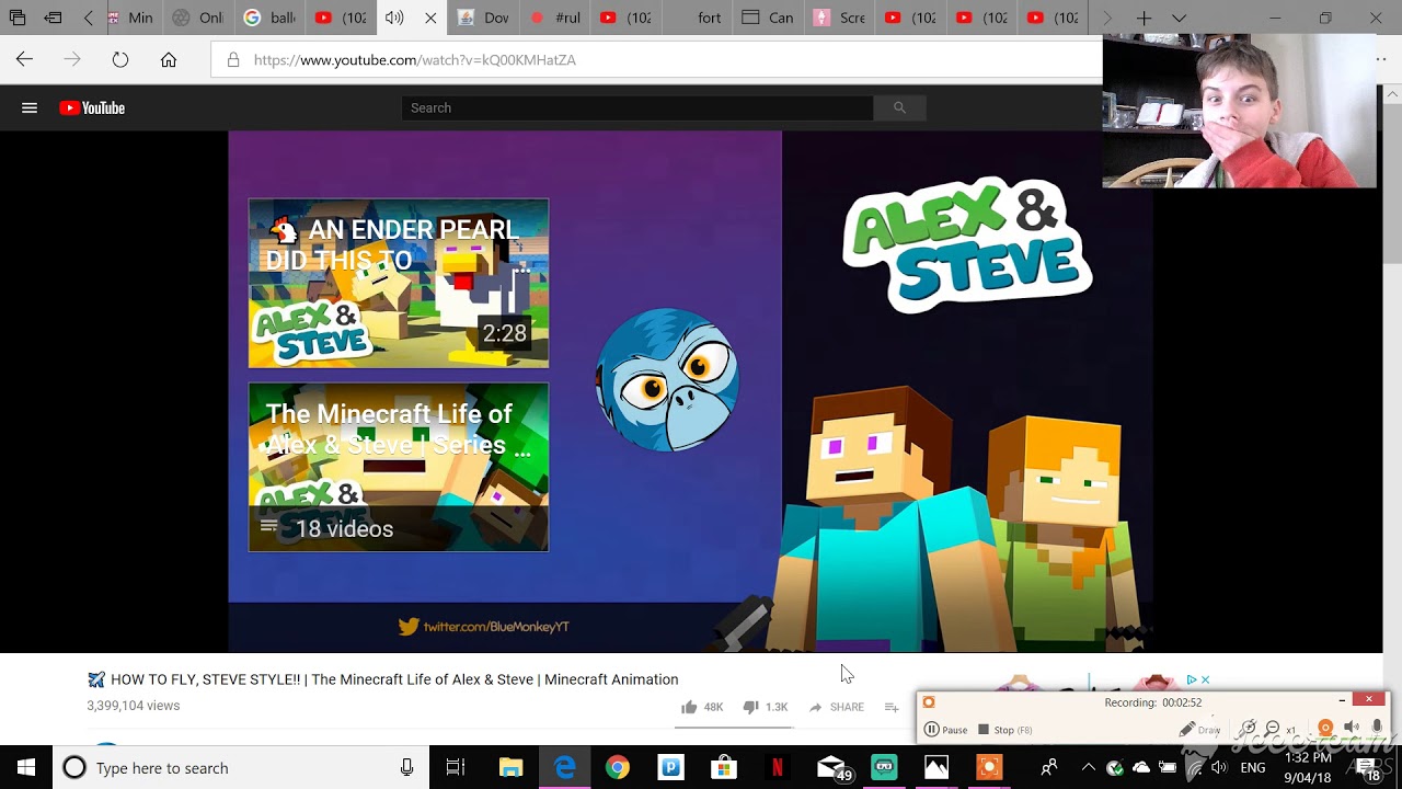 HOW TO FLY, STEVE STYLE!! | The Minecraft Life of Alex & Steve - YouTube