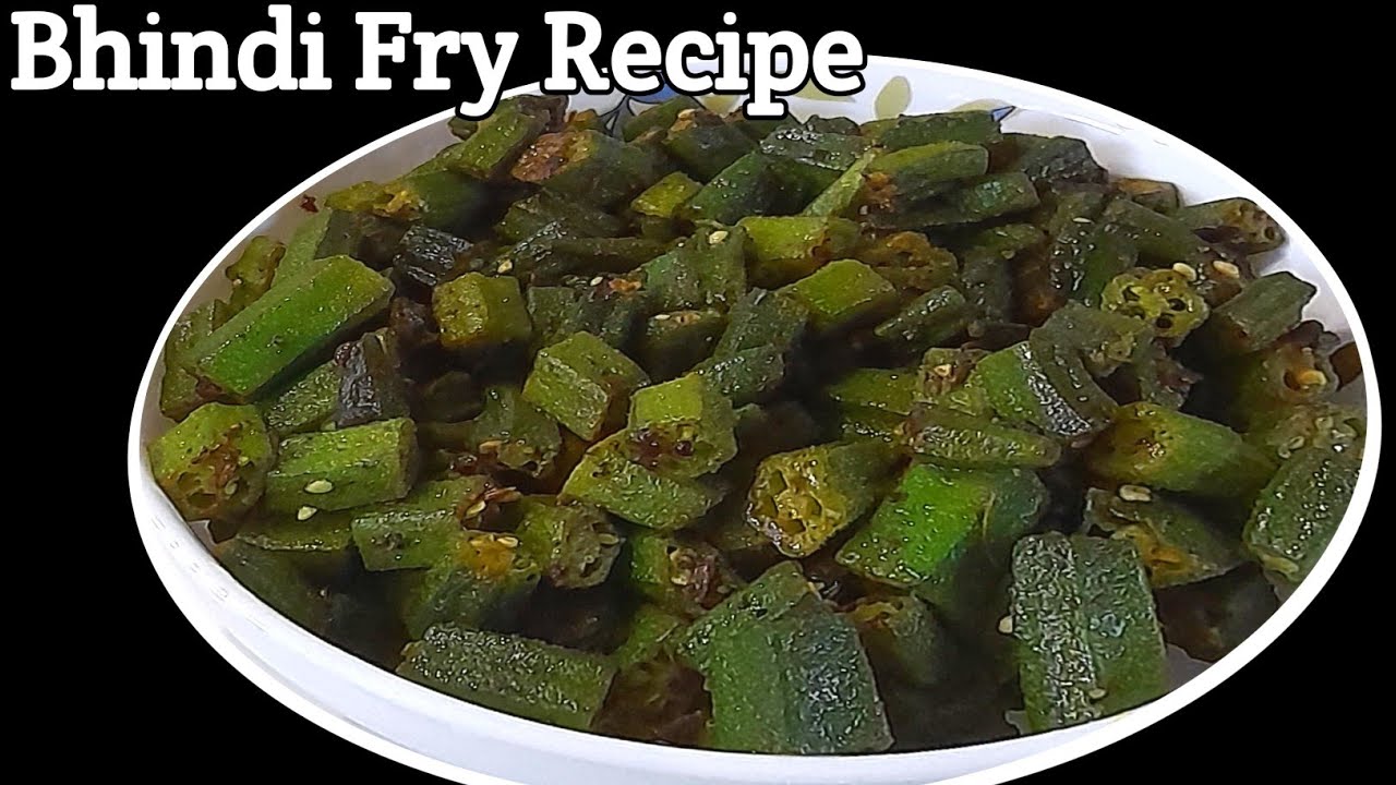 Crispy Bhindi Fry Recipe In 10 Minutes /Tiffin &Travel Sabji No Onion ...