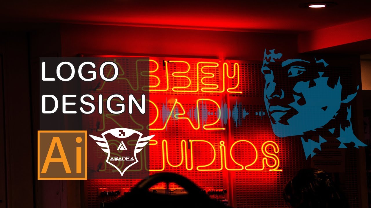 A icon logo create easy by illustrator || how to make a logo - YouTube