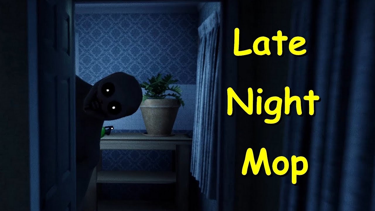 Late Night Cleaning With A DEMON! (Late Night Mop) - YouTube