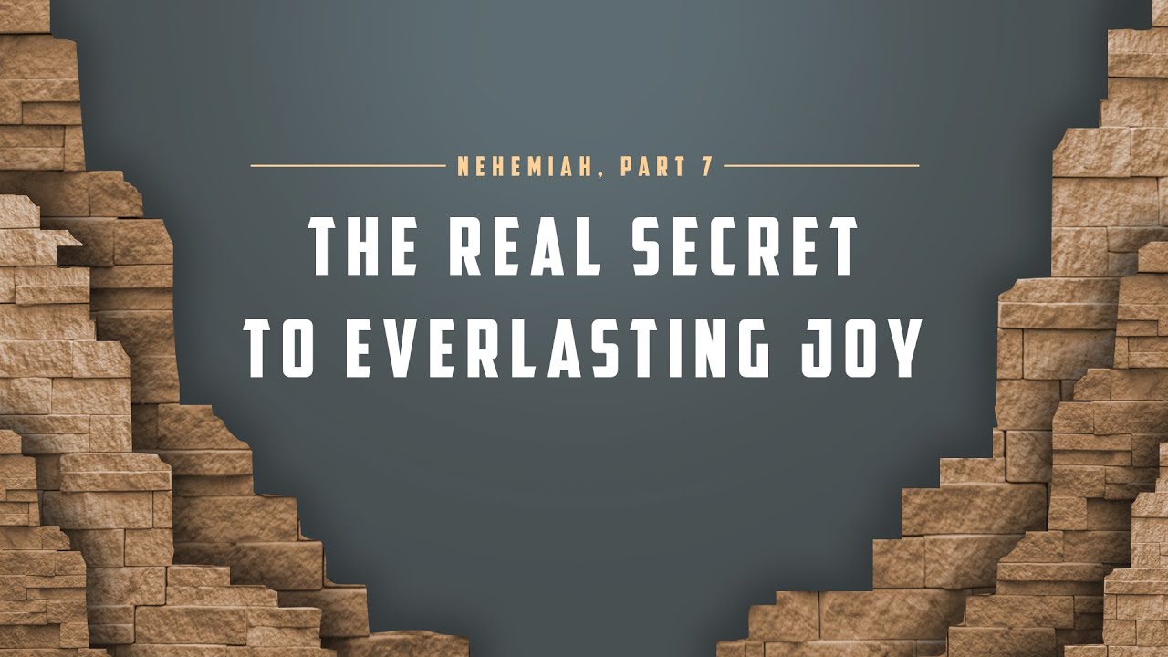 Sunday Sermon: The Real Secret to Everlasting Joy - YouTube