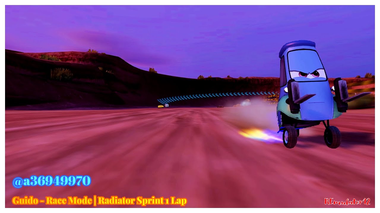 Cars 2 The Video Game | Guido - Race Mode | Radiator Sprint 1 Lap - YouTube