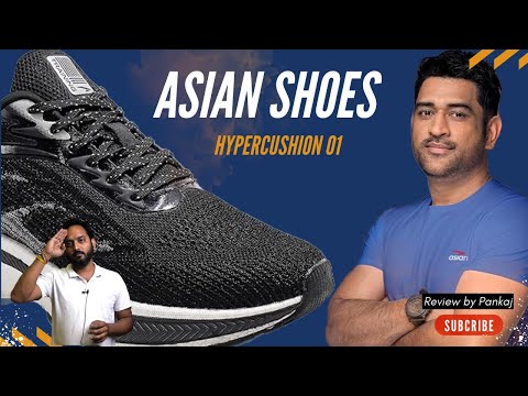 Asian Sports Shoes Hypercushion 01 | Unboxing & Review | Ultra Light Weight Sports Shoes Under 1200