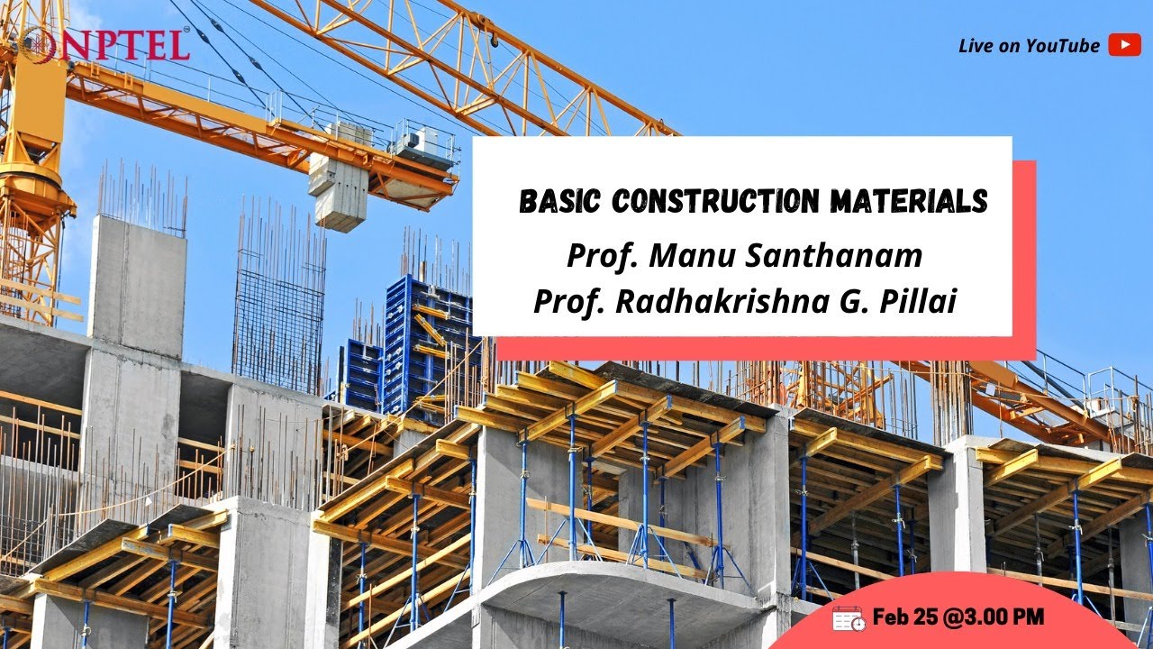LIVE - Basic construction materials - YouTube