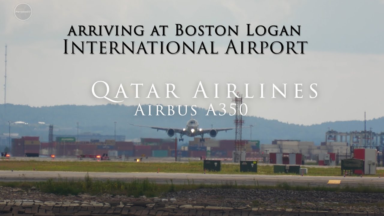 Qatar A350 Landing 4K UHD Full landing - YouTube