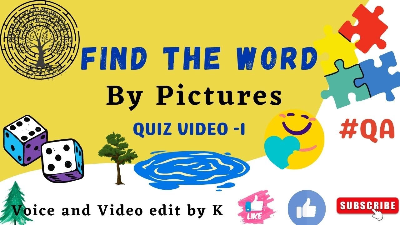 FIND THE WORD BY PICTURES (QUIZ GAME -1).... - YouTube