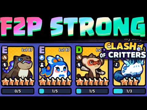 Clash of Critters - I'm DOMINATING as a F2P Player!!!