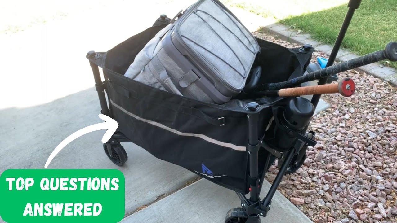 Collapsible Wagon Cart with Wheels Foldable | Rosong Wagon - YouTube