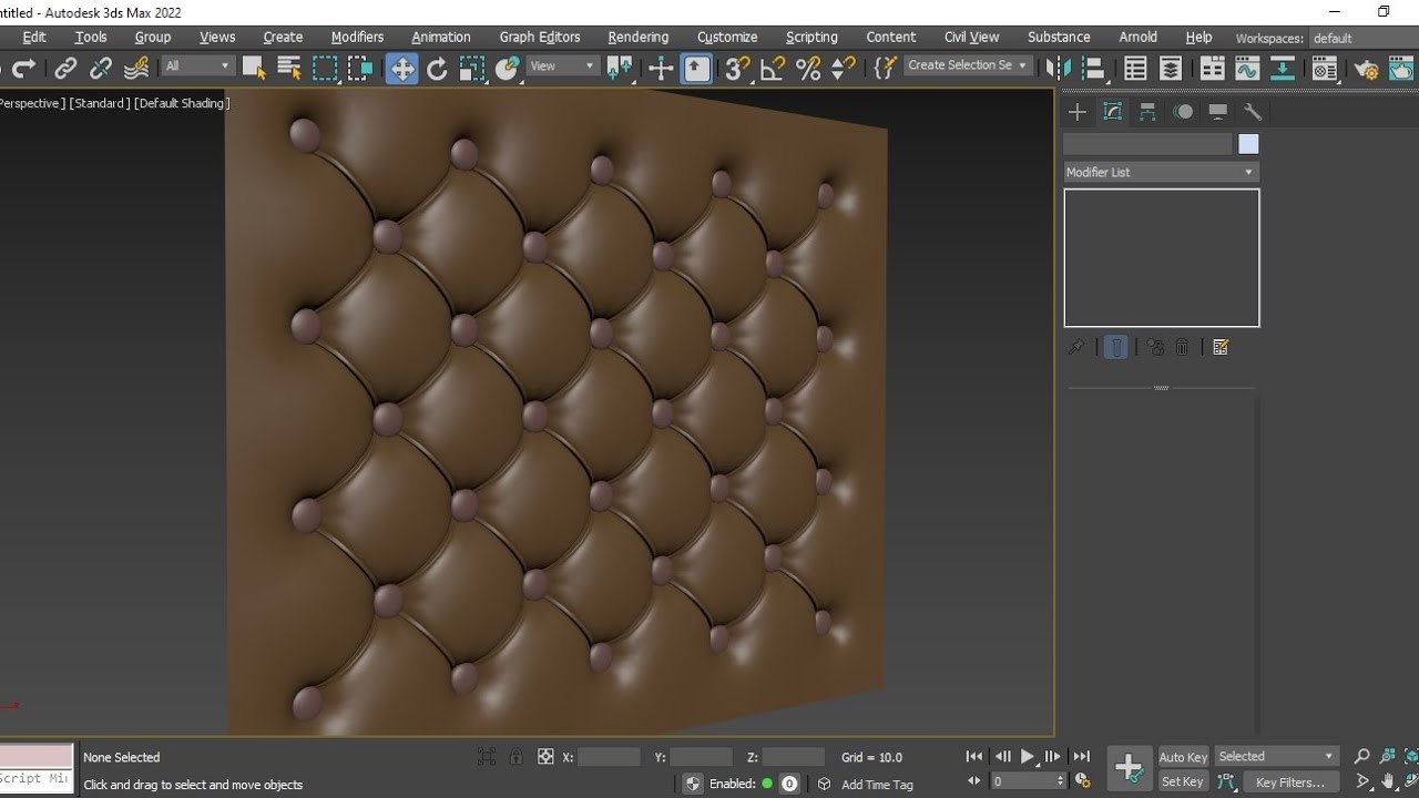 chesterfield modeling#chester field #3ds max - YouTube