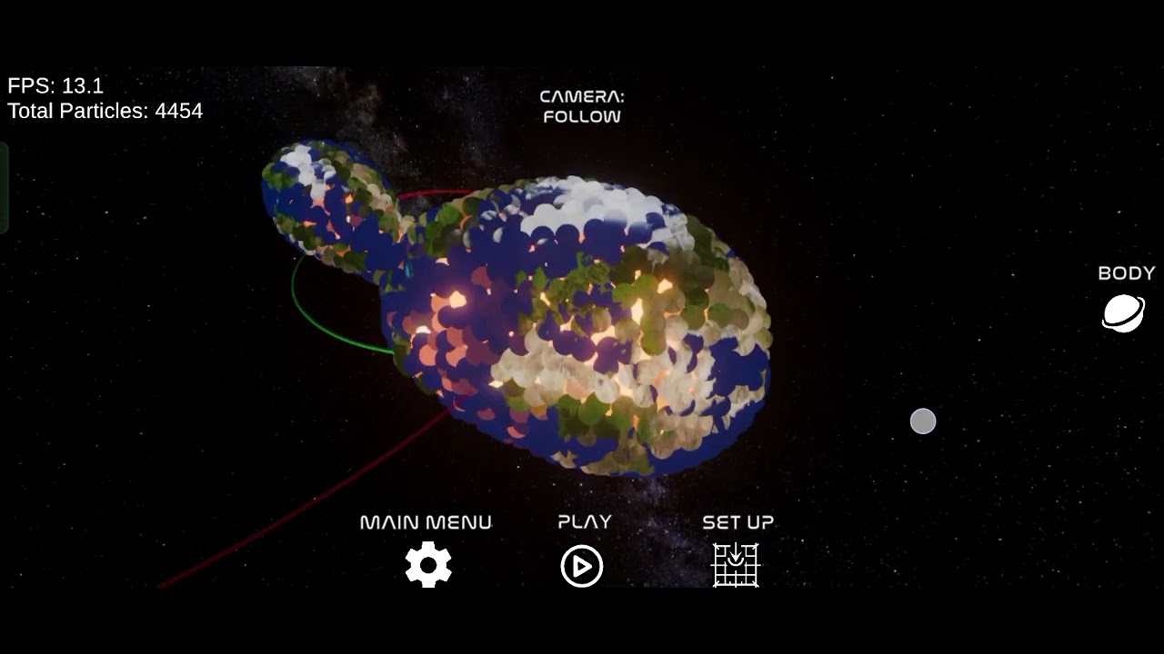 How to make a moon in space crash simulator! - YouTube