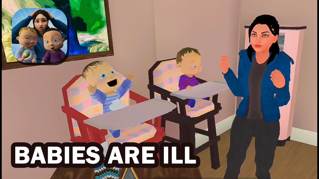 Pregnant Mom and Twin Baby - NewBorn Baby Care Game #3 | Babies are ill ...