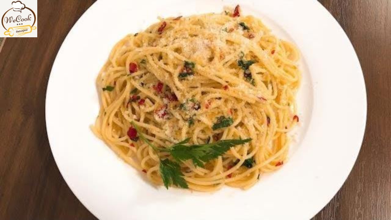 Shpageta te shpejta dhe te shijshme - Spaghetti garlic chilli and oil ...