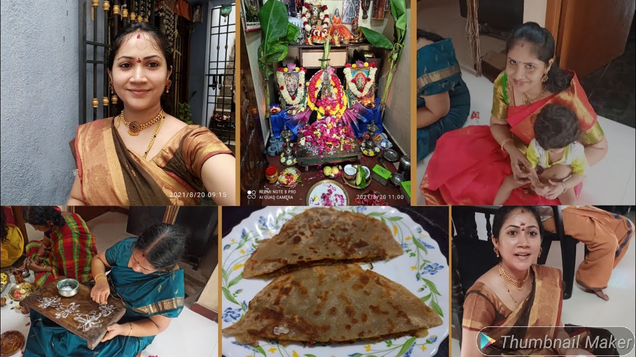 Happy time with family 🥰 | Pooja Vlog | Stuffed chappathi recipe | இது ...