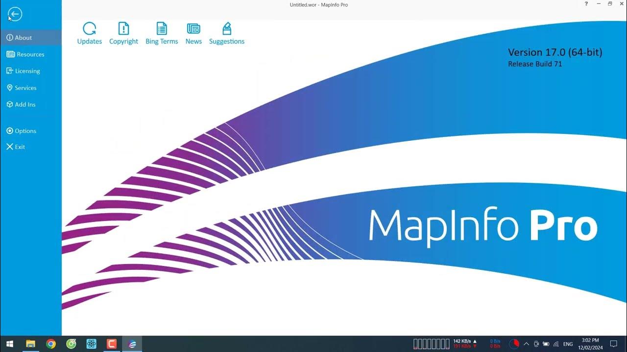 Mapinfo 17 - Datamine Discover - Giới thiệu chung và thiết lập các thông số ban đầu - YouTube