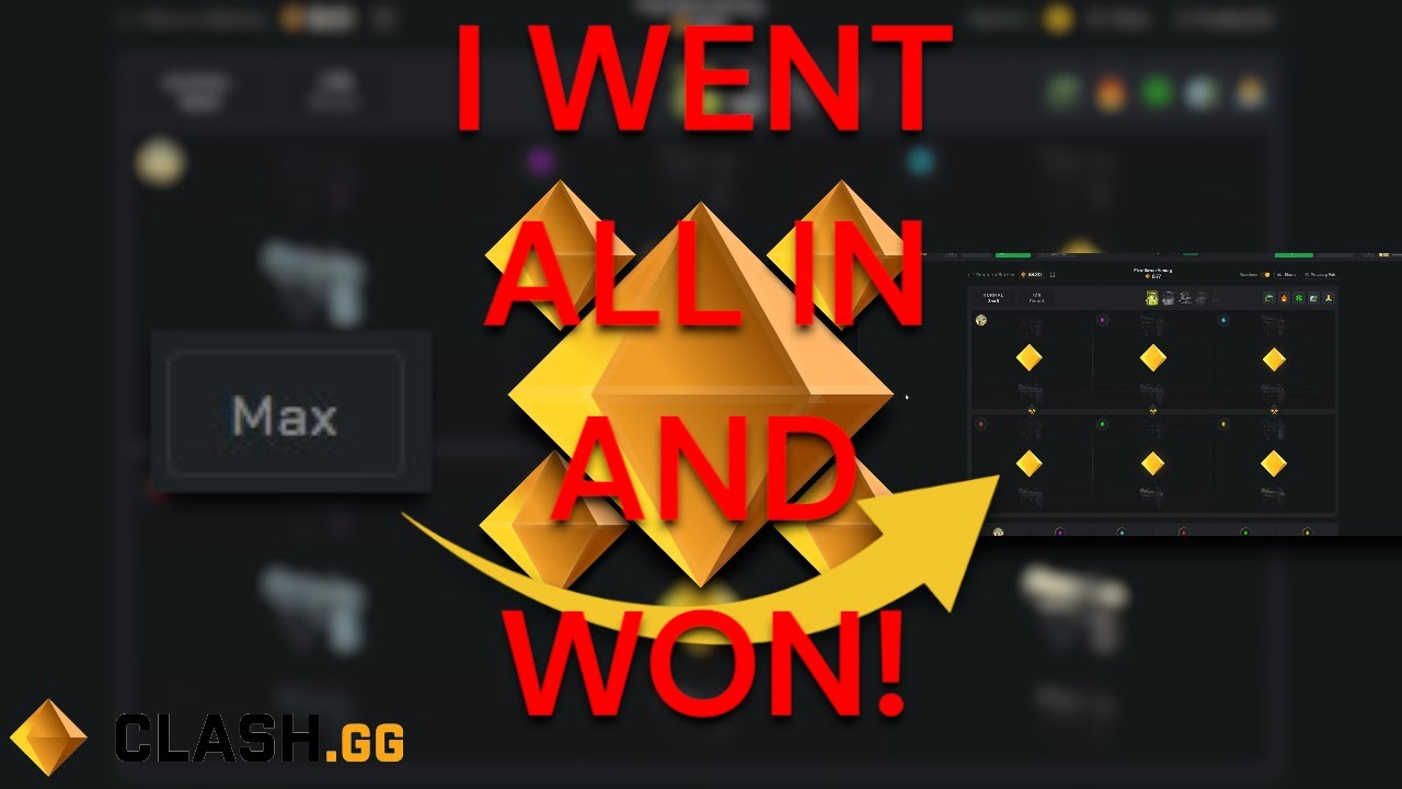 I WENT ALL IN AND WON!!! - YouTube