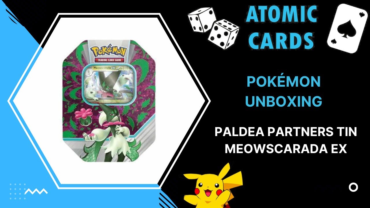 Pokémon Opening - Paldea Partners Tin: Meowscarada ex - YouTube
