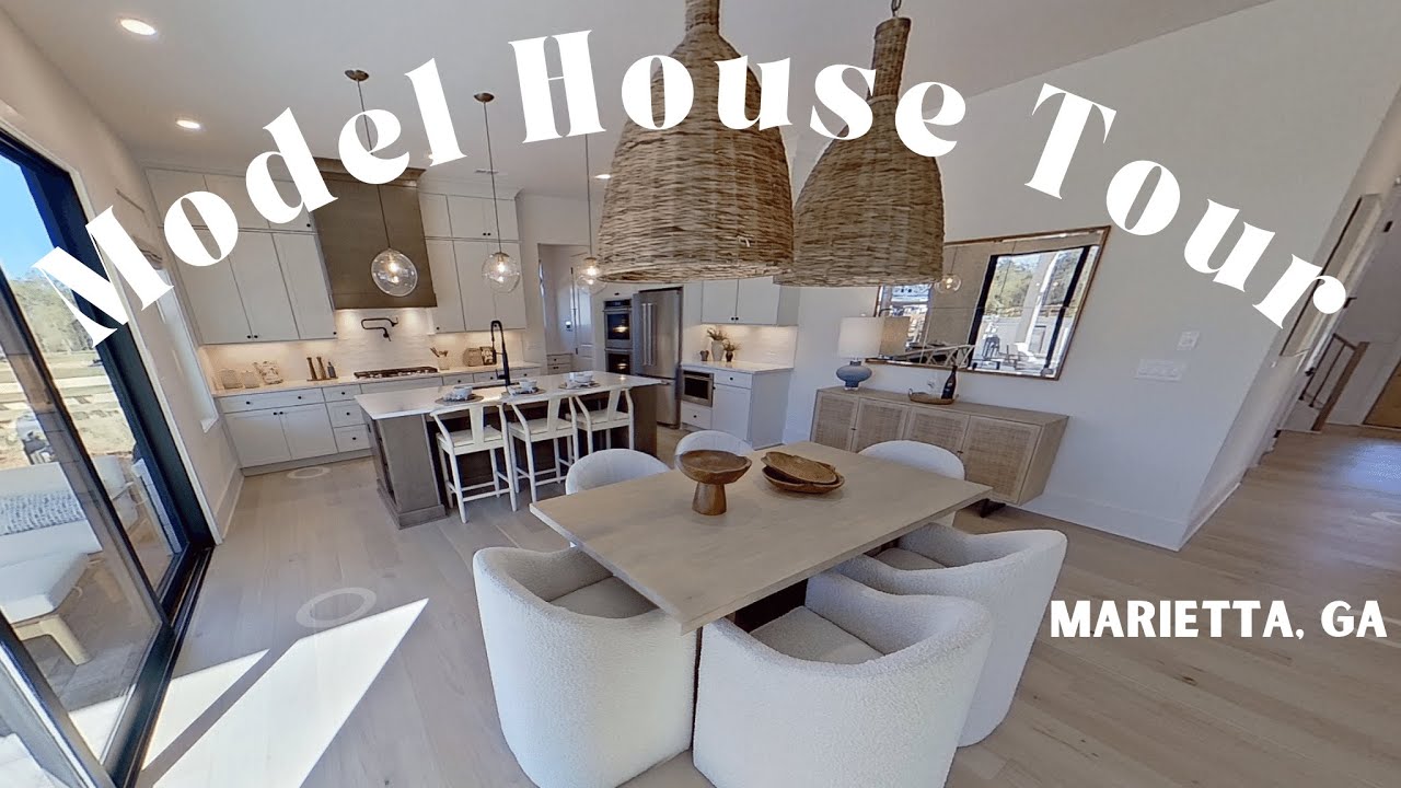 😍 STUNNING Model Home Tour in Marietta GA | Moving to Georgia - YouTube