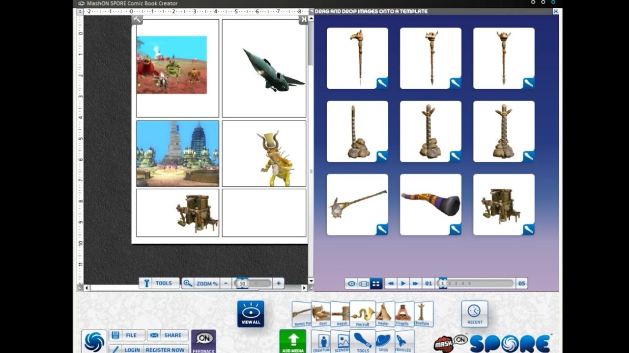 MashON Spore Comic Book Creator (Windows 7) (SmithMicro Software ...