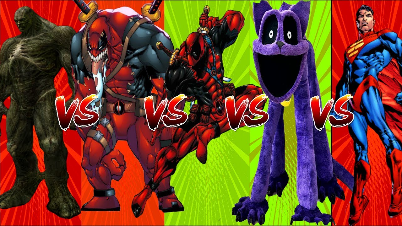 SUPERHERO COLOR DANCE CHALLENGE Hulk Abomination vs Deadpool vs CatNap ...