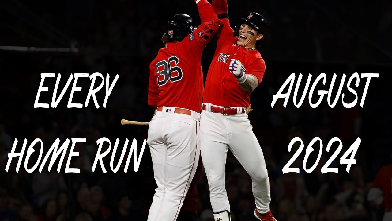 every Red Sox home run August 2024 - YouTube