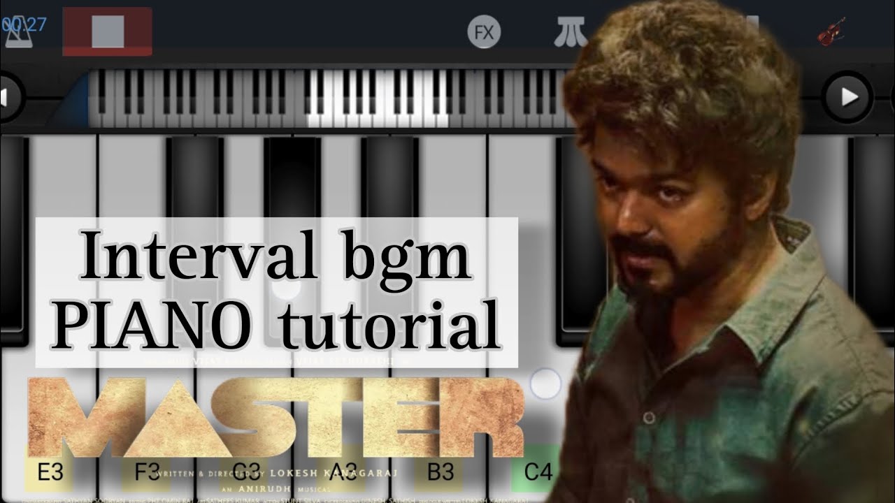 MASTER Interval BGM • Jail fight Scene • Easy piano • Lokesh Kanagaraj ...