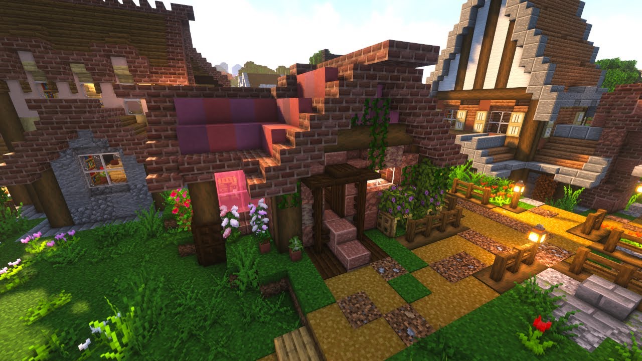Minecraft 100 Houses (26/100) | Blush bevel - YouTube