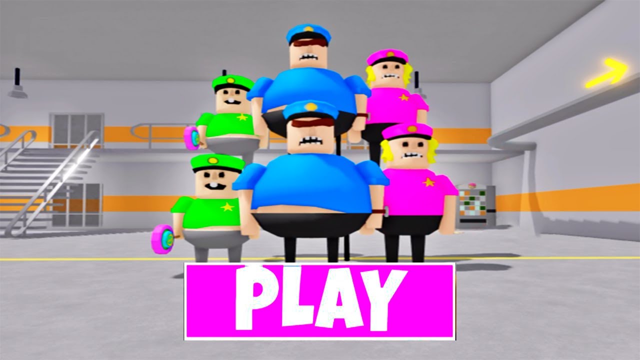 POLICE FAMILY ESCAPE! OBBY Walkthrough Full GAMEPLAY #roblox #scaryobby ...