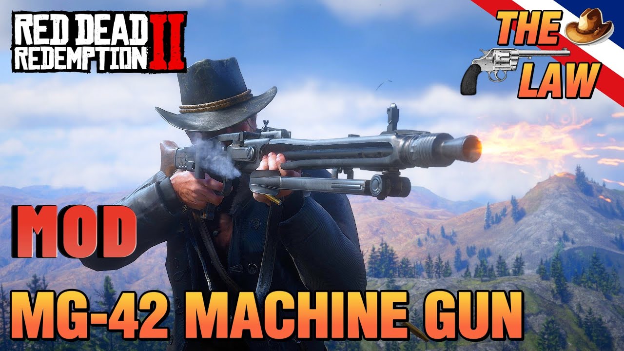 Red Dead Redemption 2 สอนลงม็อด MG-42 Machine Gun - YouTube