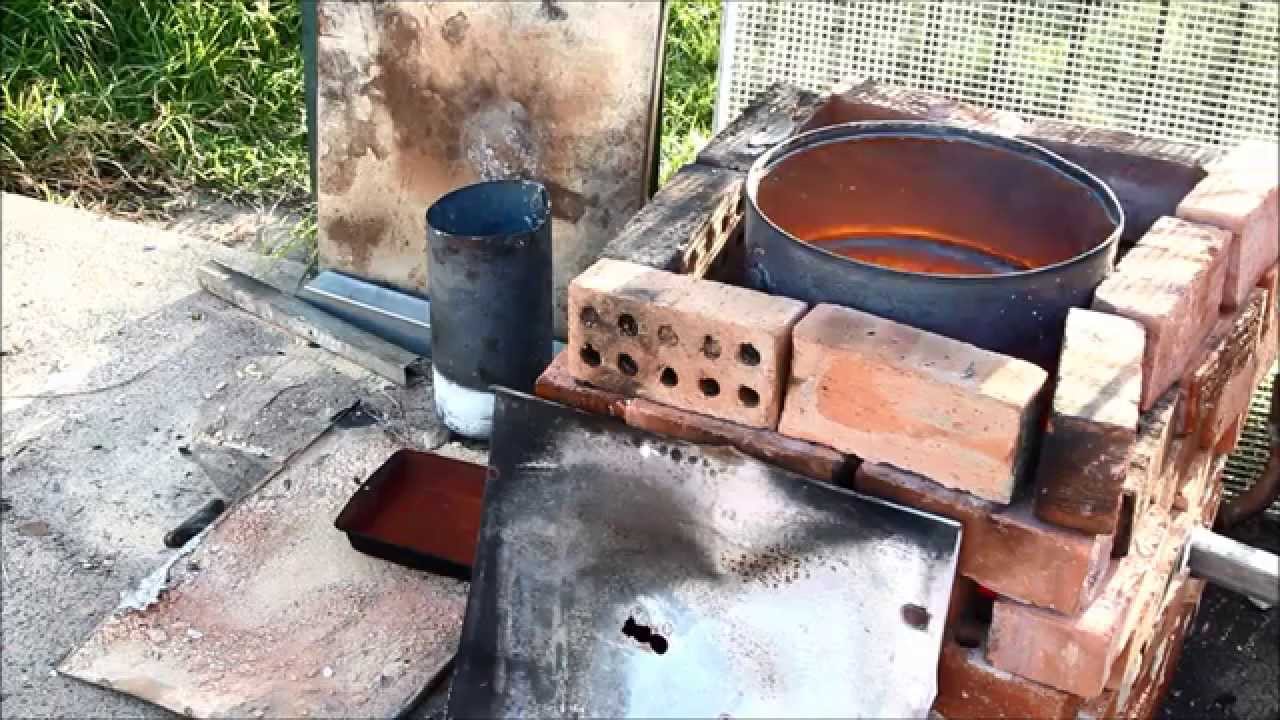Aluminium Casting using the Mini Metal Furnace - YouTube