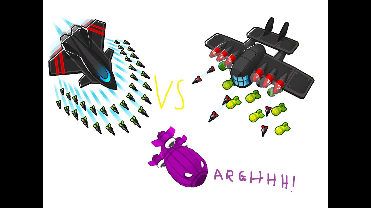 Bloons TD 6 Flying Fortress vs Sky Shredder - YouTube