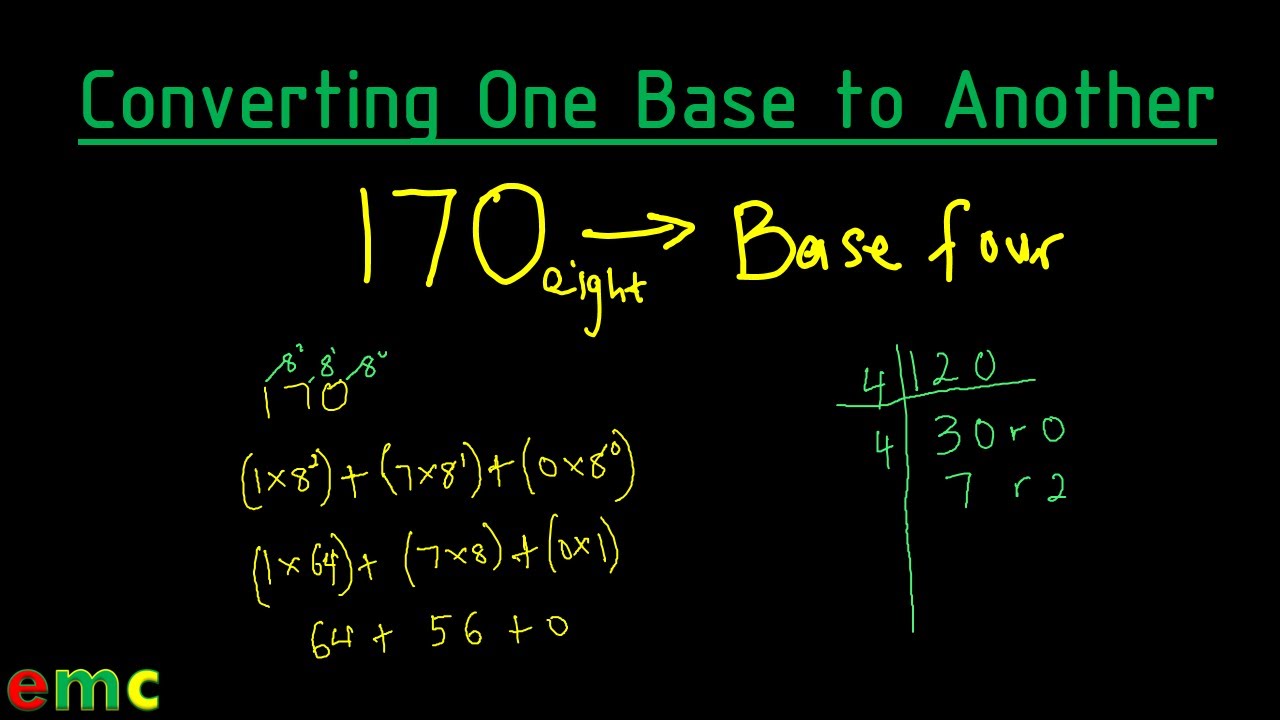 How To Convert Numbers From One Base To Another Base YouTube