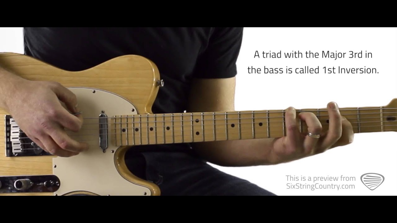 Major Triads - Guitar Lesson - Six String Country - YouTube