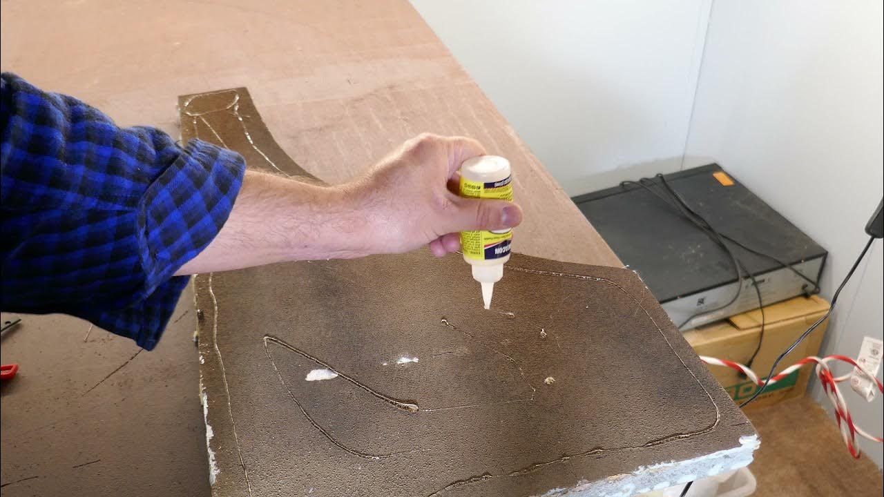 Layout Build - N Scale Modular - Foaming for Fun (5) - YouTube