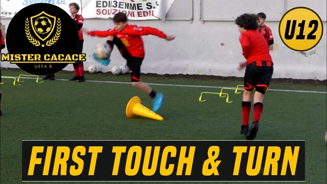 FIRST TOUCH & TURN WITH PROTECTION | Football/Soccer Training | 3 ...