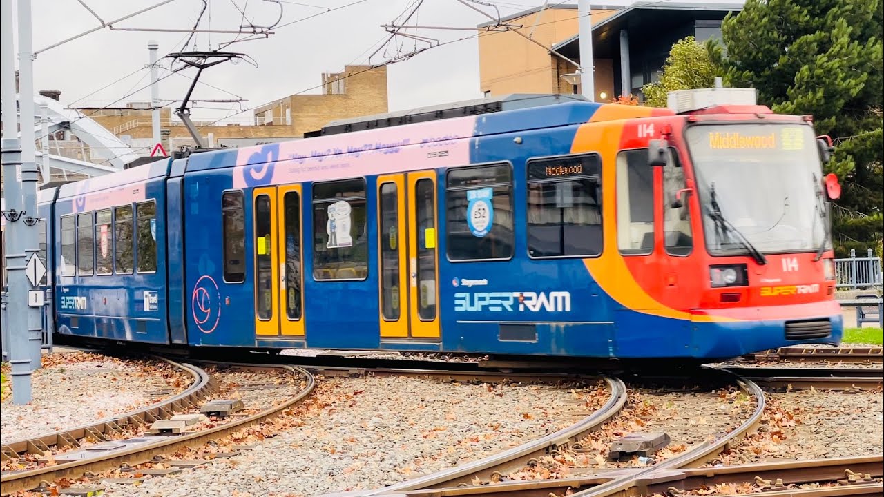 Stagecoach Sheffield SuperTram 114 From Meadowhall To Middlewood - YouTube