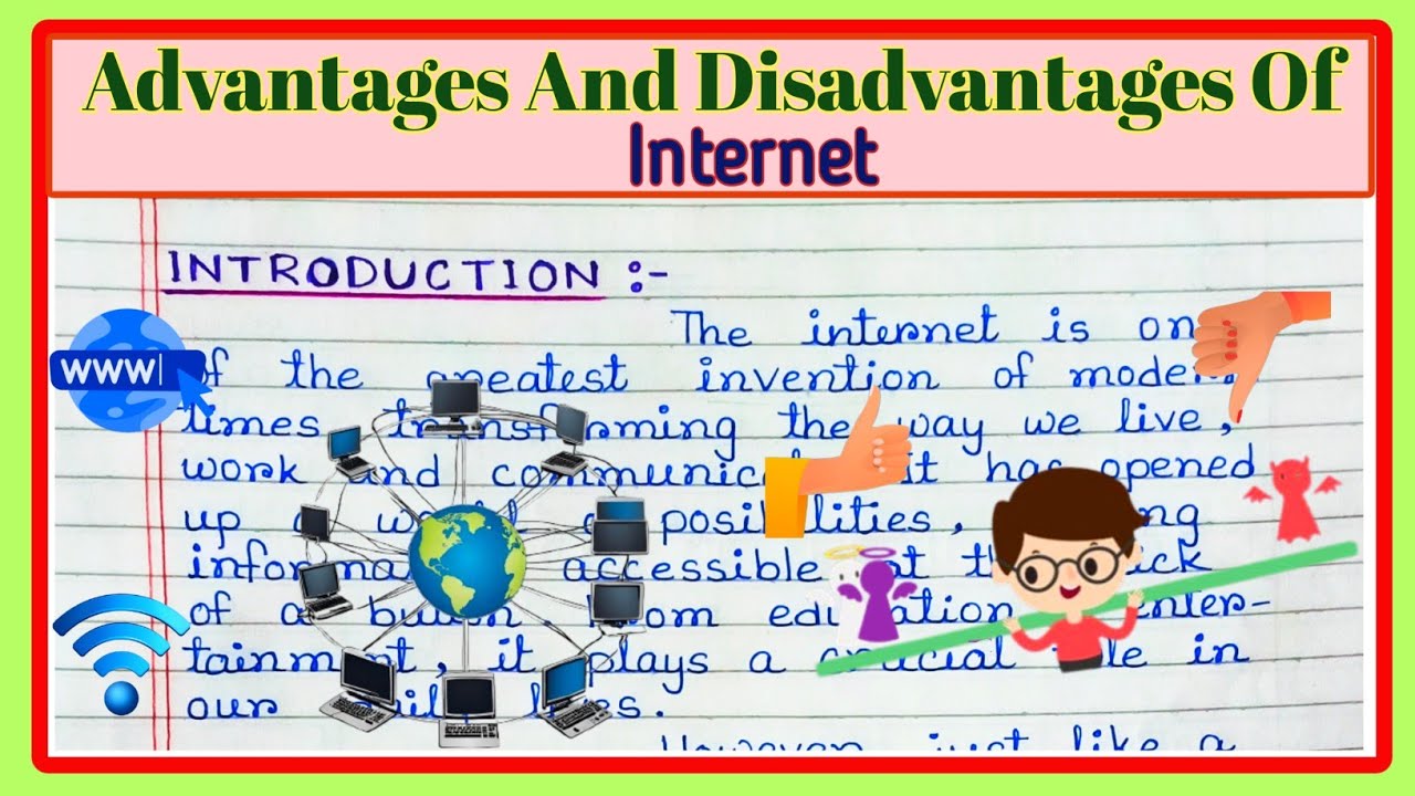 Internet Advantages And Disadvantages /Internet Essay In English ...