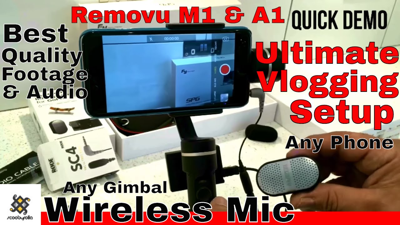 Ultimate Vlogging Setup Handheld Stabilised Rig With The Removu M1 & A1 ...