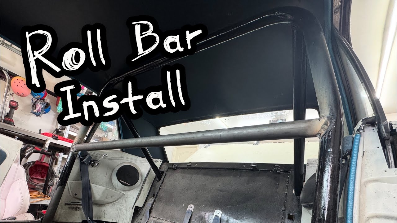 Rhodes Race Cars Roll Bar Install - YouTube