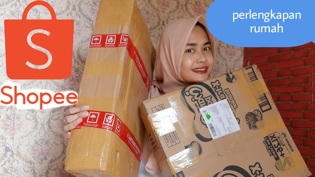 UNBOXING paket shopee terbagus - YouTube